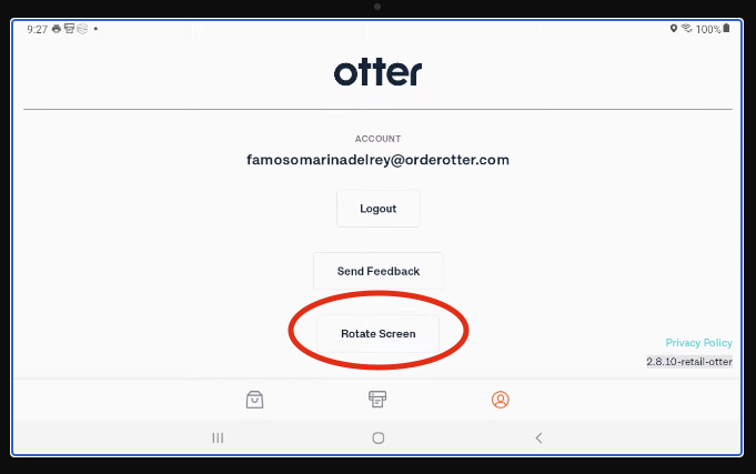 How do I switch from Portrait to Landscape mode? – Otter Help Center - US