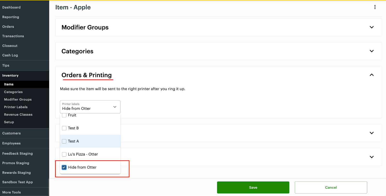 Otter + Clover Integration Guide – Otter Help Center - US