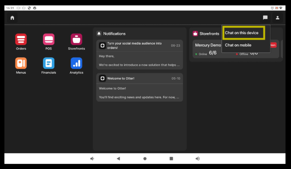 Navigating your Otter POS – Otter Help Center