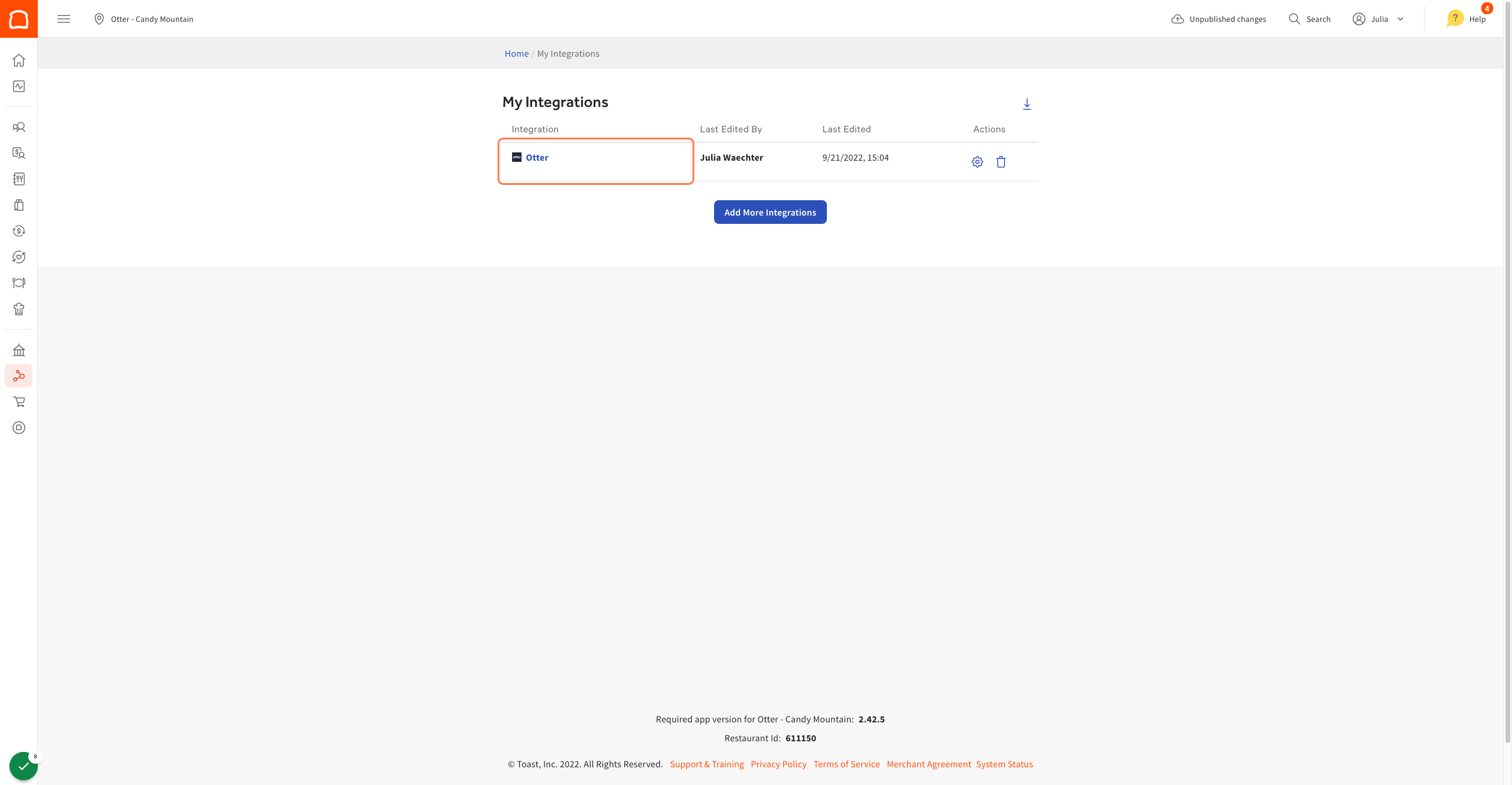 Otter + Toast Integration Guide – Otter Help Center