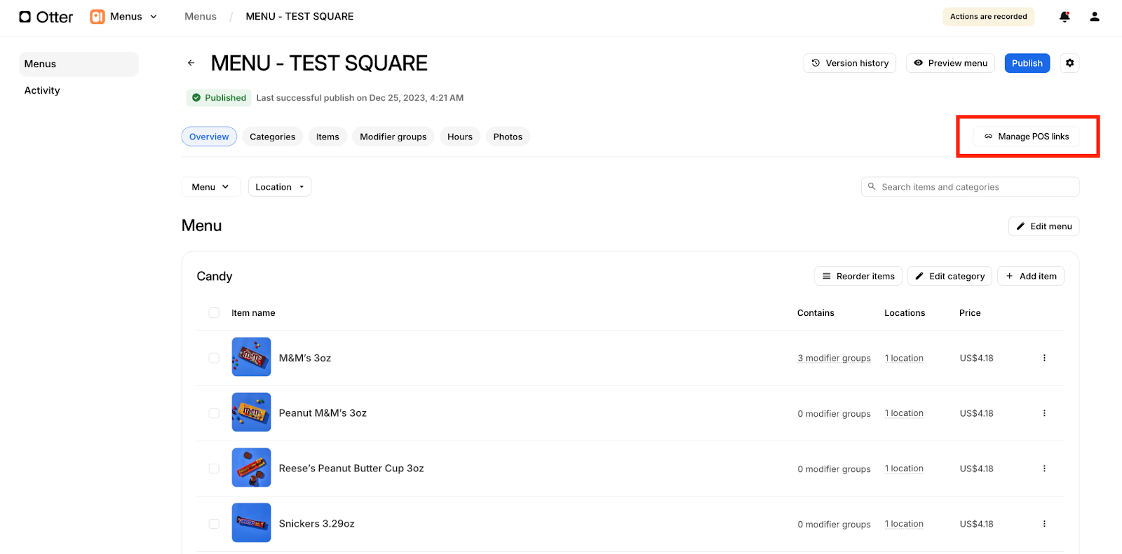 Otter + Epos Now Integration Guide – Otter Help Center