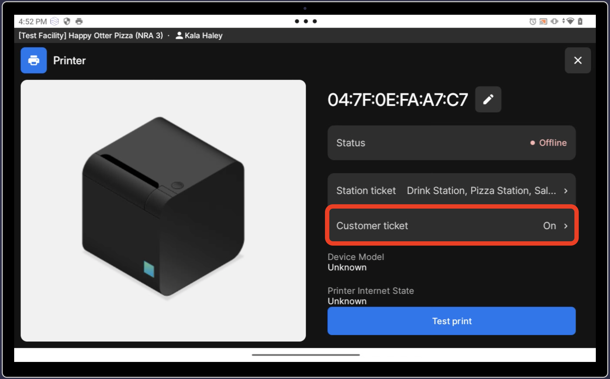 How to Configure Printer Settings in the Otter App – Otter Help Center - US
