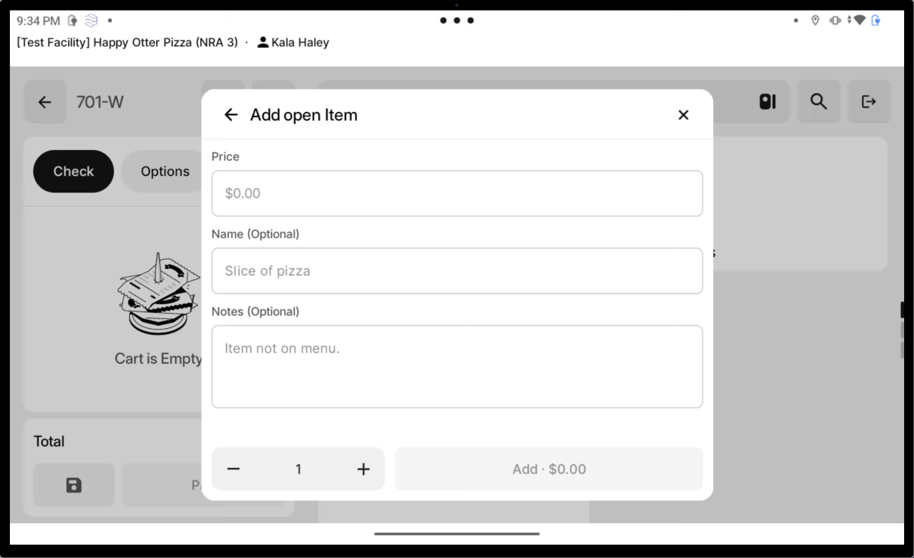 Otter POS Check Options – Otter Help Center