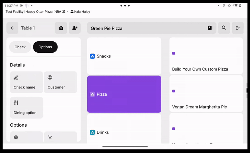 Otter POS Check Options – Otter Help Center