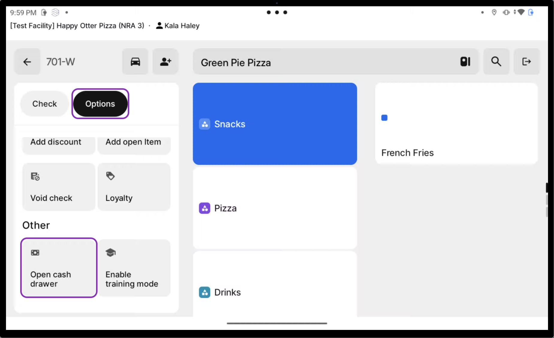Otter POS Check Options – Otter Help Center