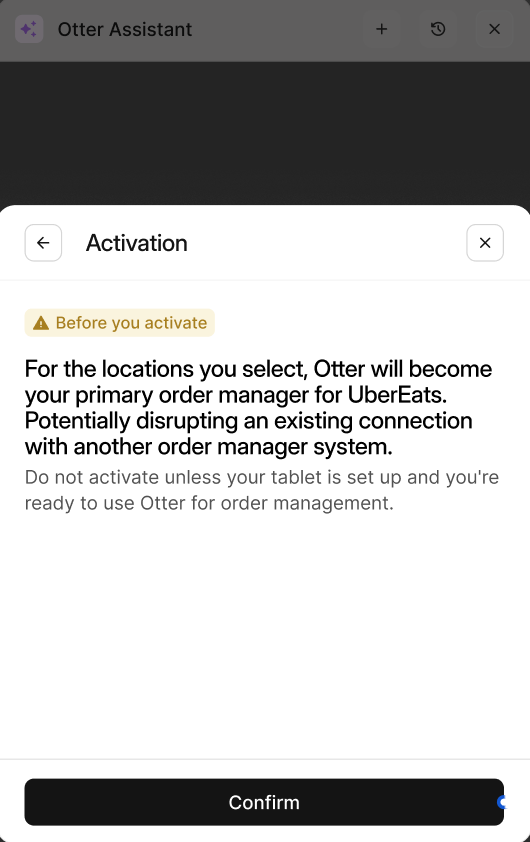 Uber Eats Integration Guide – Otter Help Center