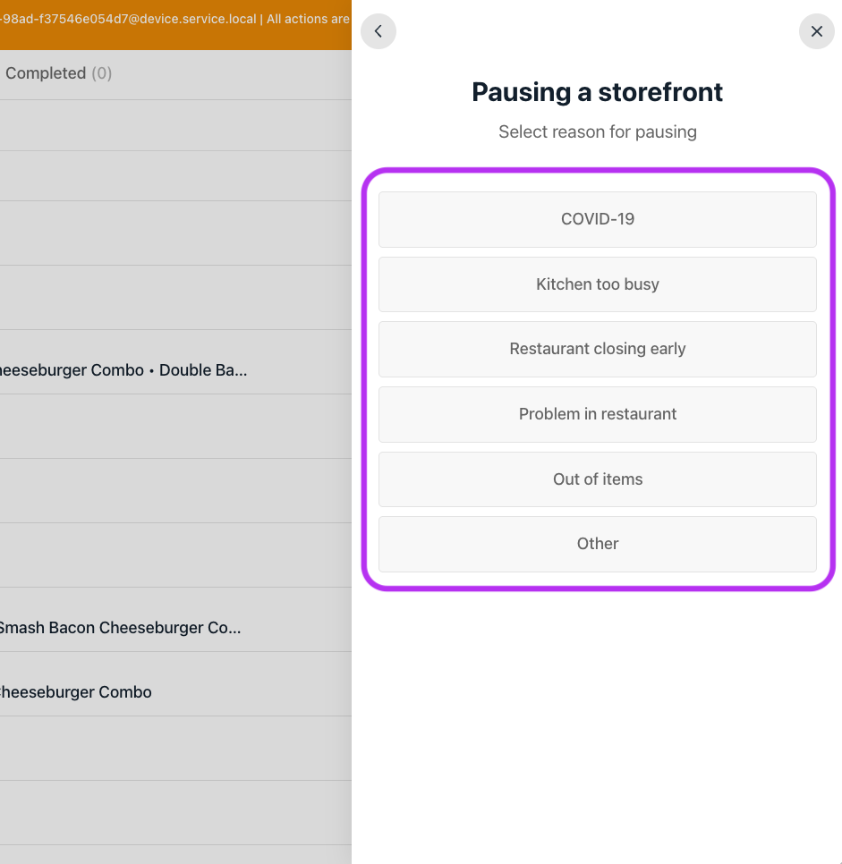Pausing a Storefront – Otter Help Center